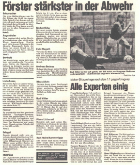 1986 – Historical Lineups
